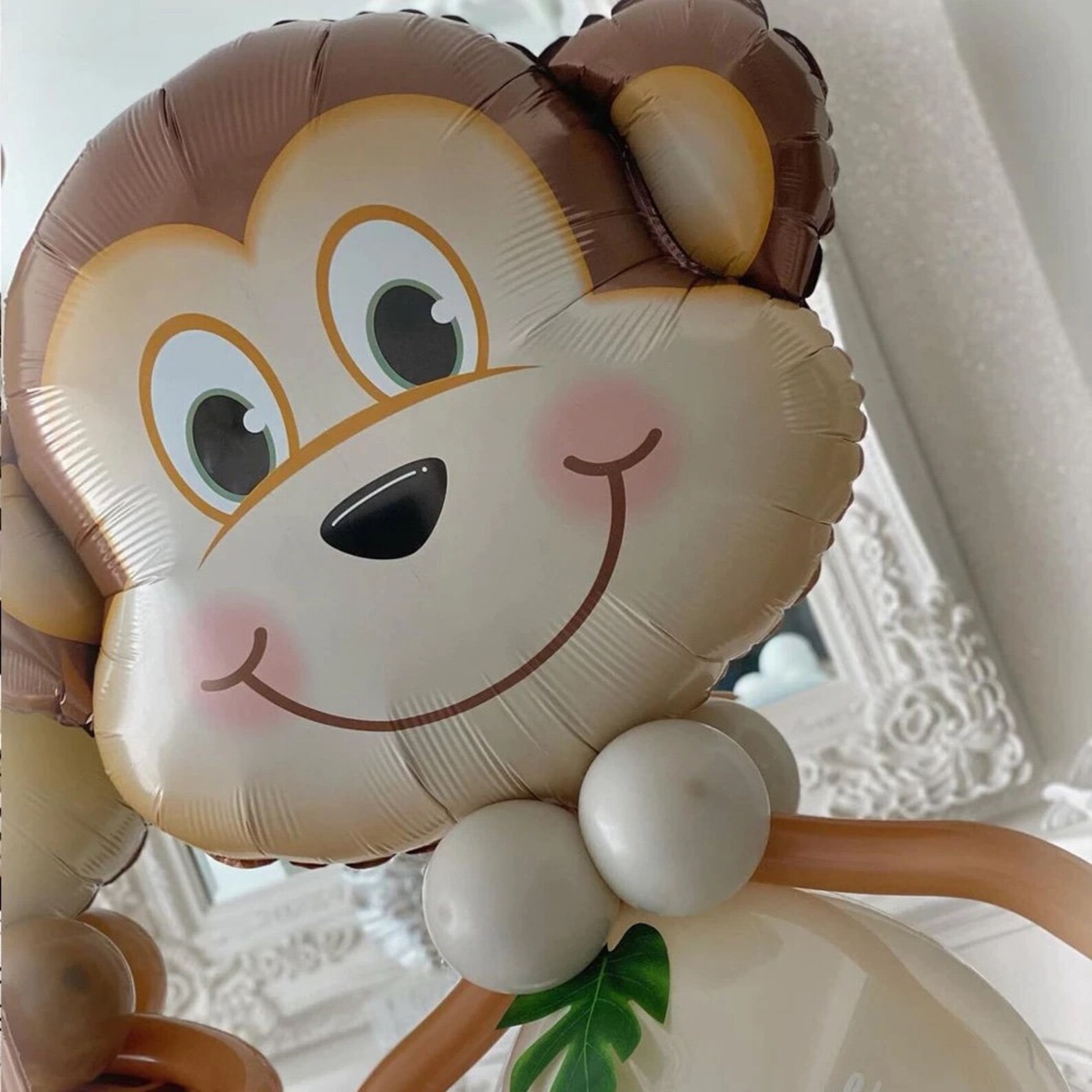 1 Set Jungle Animal Birthday Balloons Monkey Lion Tiger Safari Kids ...