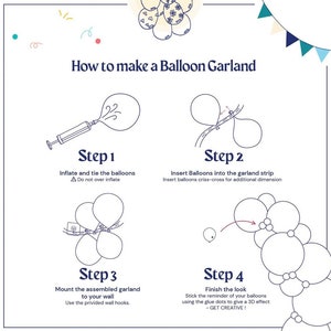69pcs(6ft Balloon Garland) Doubled Dusty Blue Balloon Garland Boho ...
