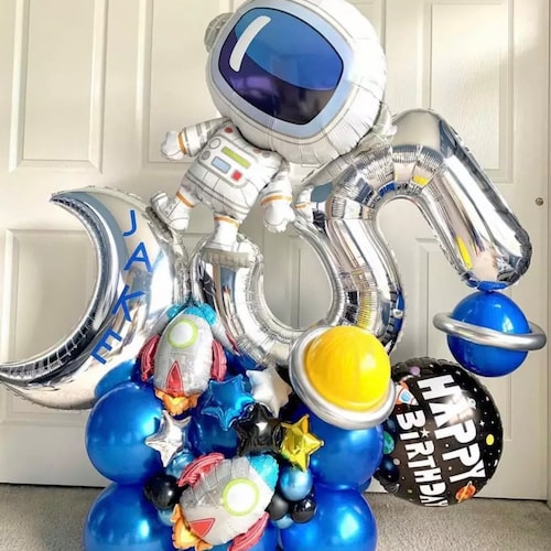 Printable Astronaut Printable Rocket Space Theme Birthday - Etsy