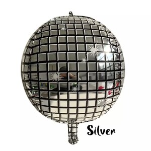 5pcs 22inch 4D Disco Balloons Laser for Wedding Happy Birthday Popular ...