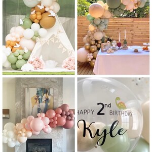 5/10/12/18in Doubled Stuffed Matte Balloons DIY Balloons Garland Arch ...