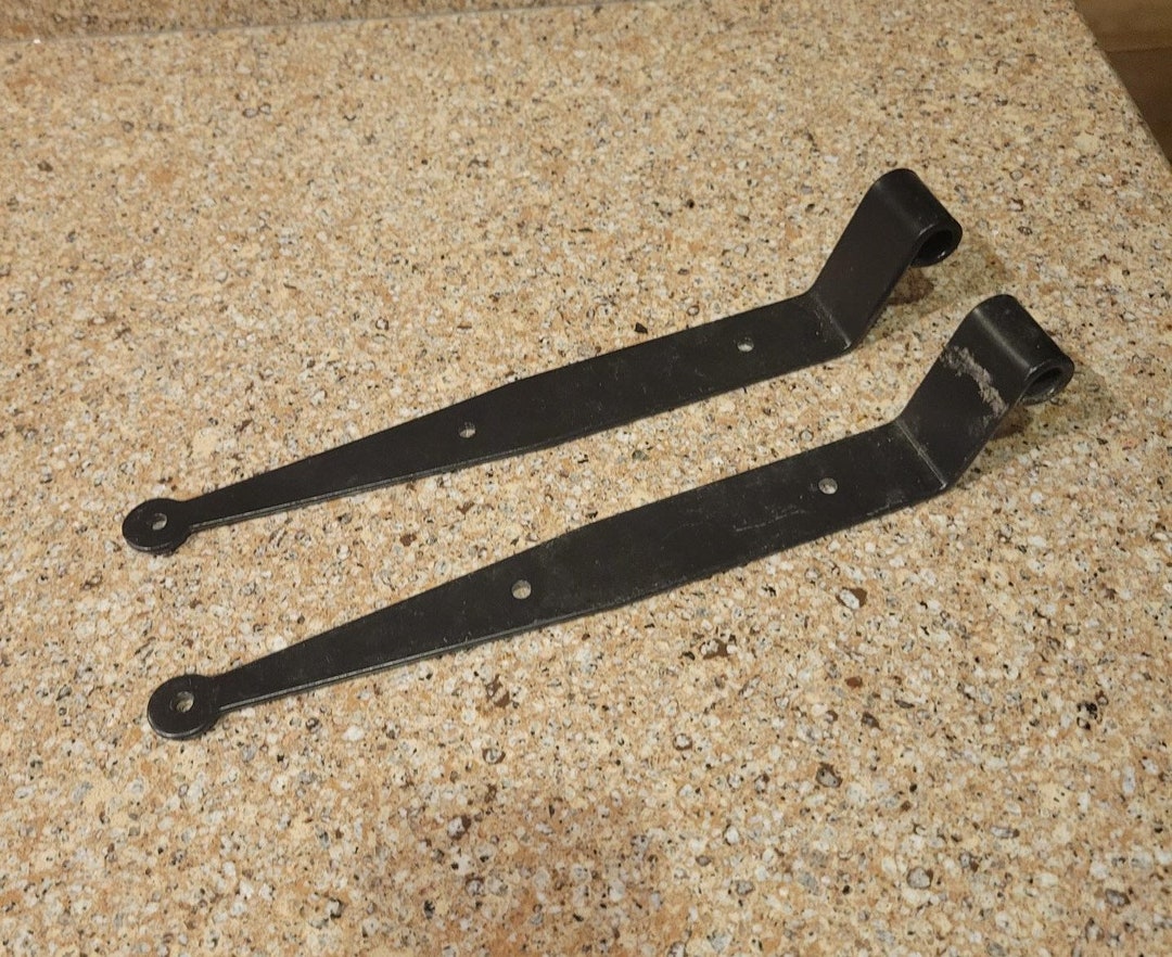 2" Offset Heavy Duty Strap Hinges (1 Pair) - Etsy