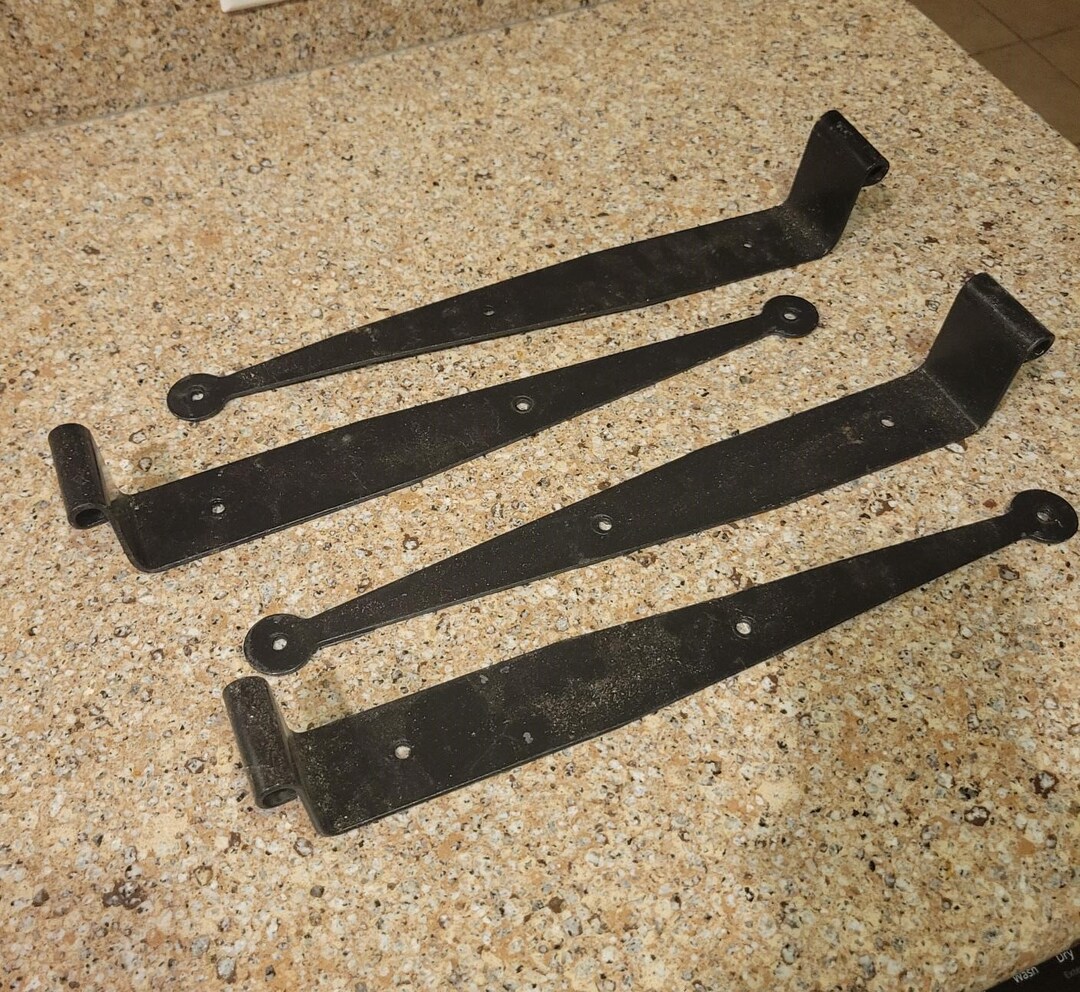 2-1/4" Offset X 14" Reclaimed Strap Hinges (2 Pair) - Etsy