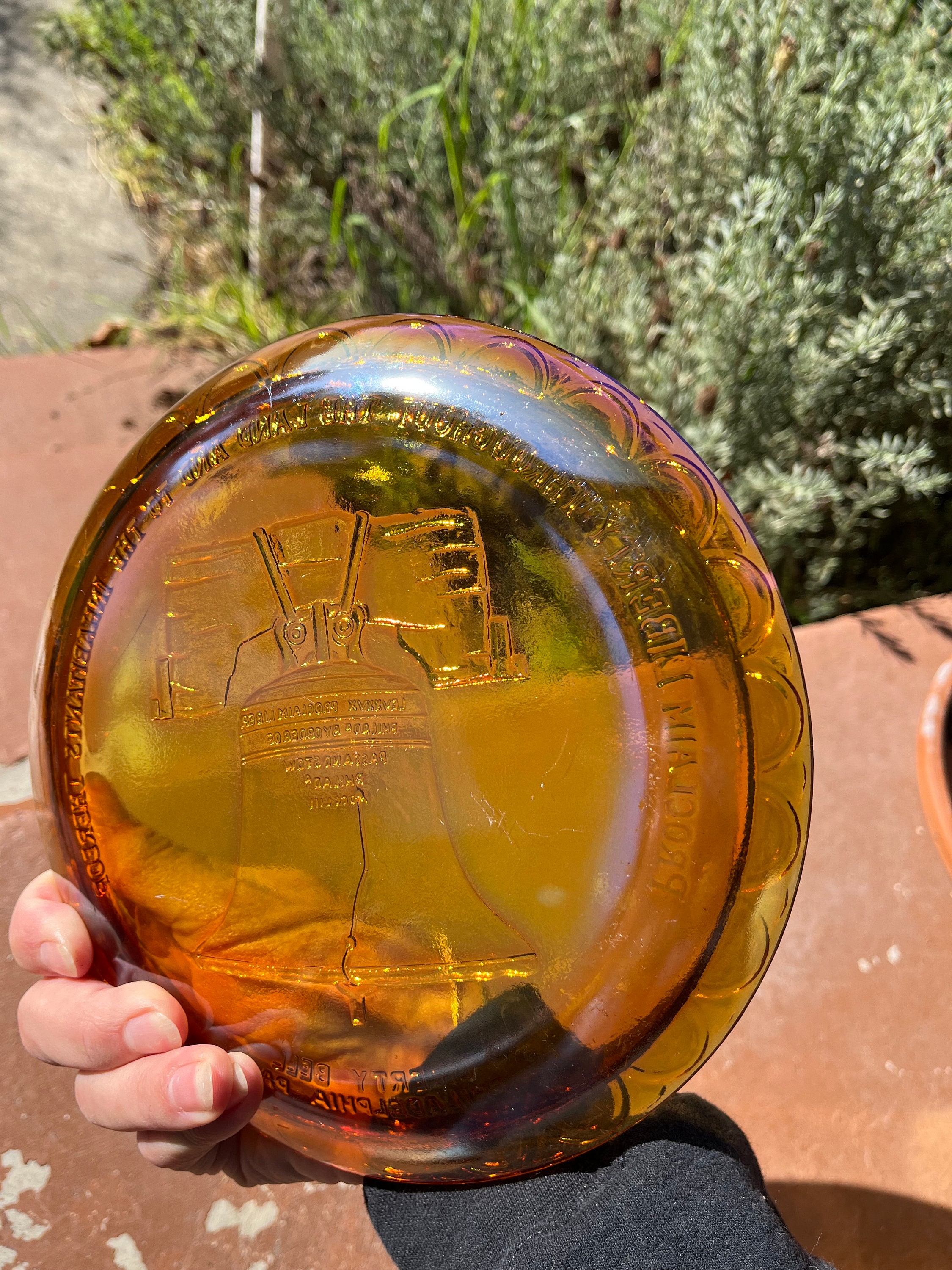 Marigold Carnival Liberty Bell Plate - Etsy