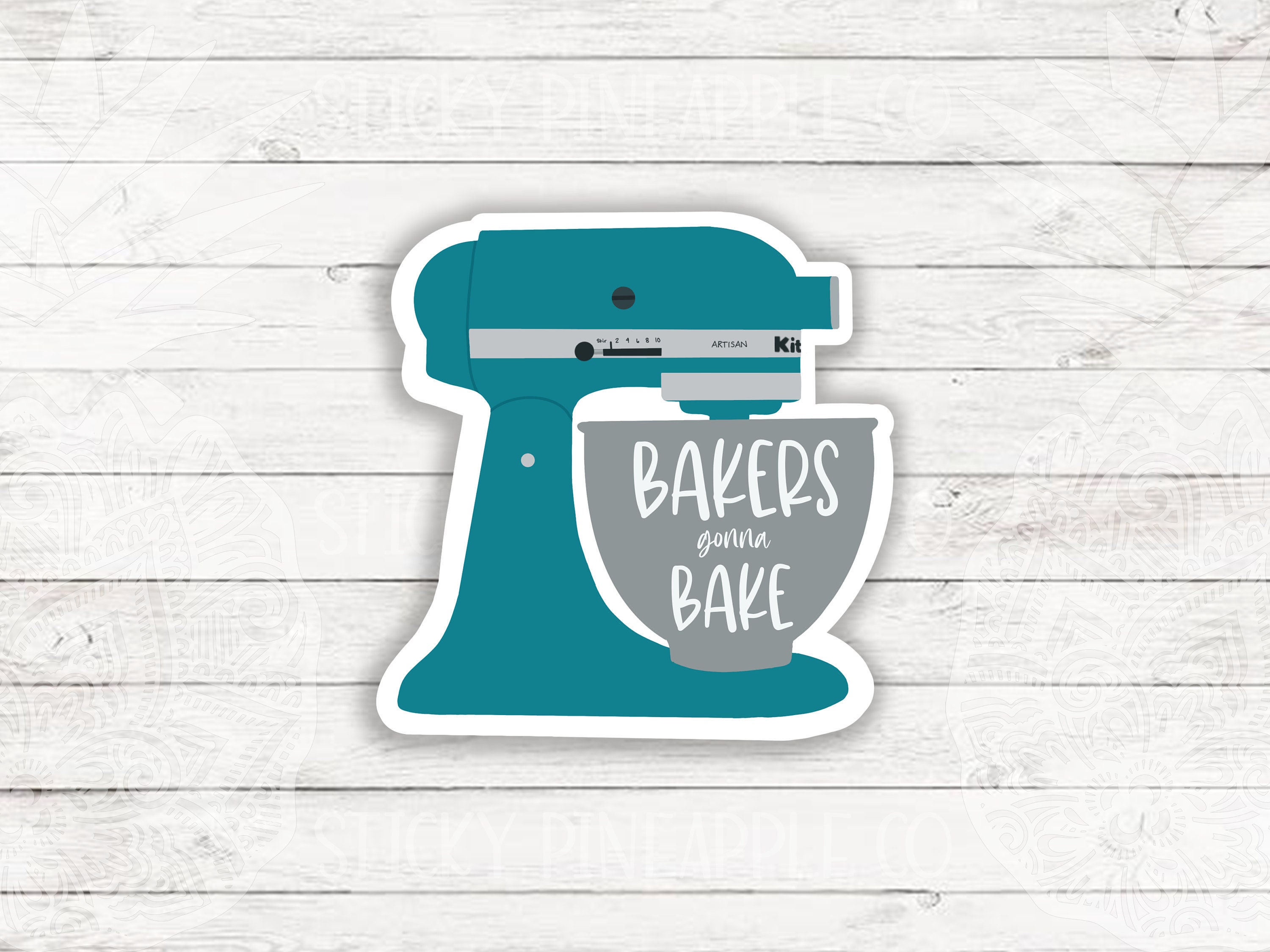 Bakers Gonna Bake Matte Sticker Baking Sticker - Etsy