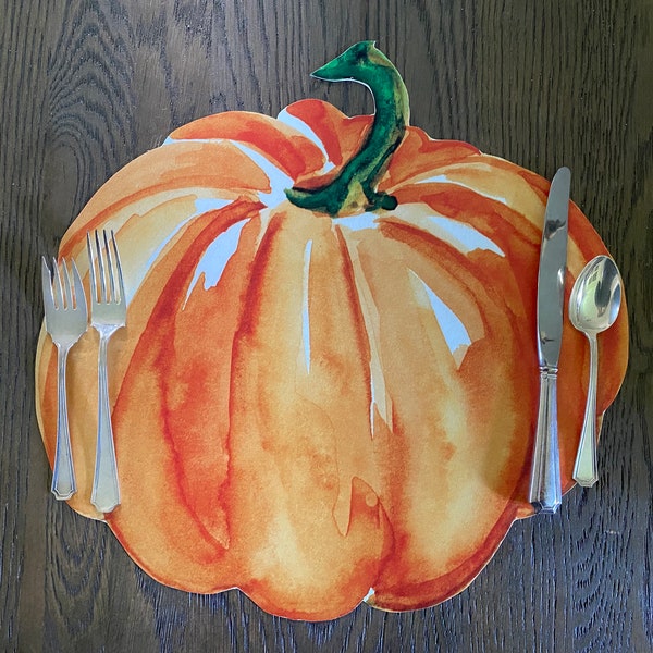 Pumpkin Placemat - Etsy
