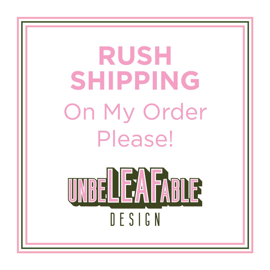 USPS Rush Shipping Upgrade - Etsy