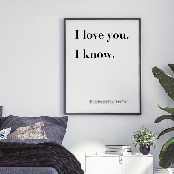 I Love You I Know - Etsy