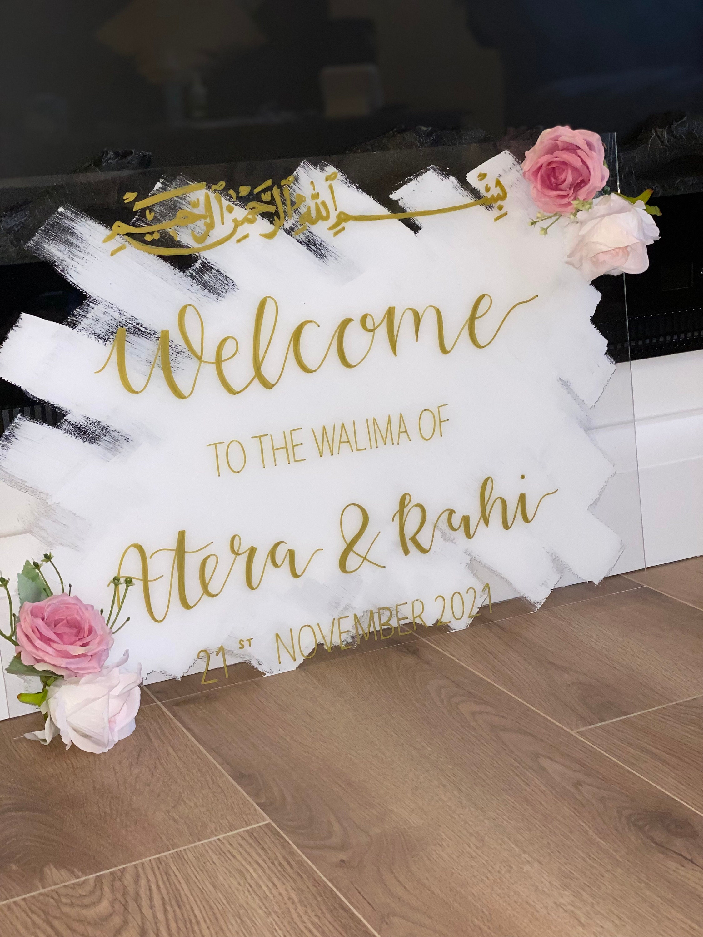 Personalised Handwritten Wedding Sign - Etsy