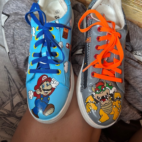 Toad Mario Shoes - Etsy