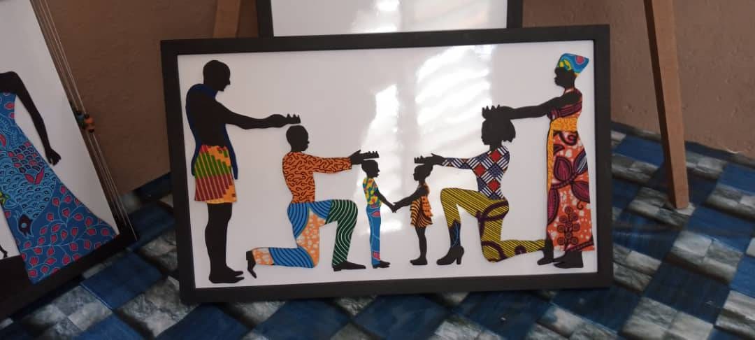 Stunning African design/African design frame/African Art | Etsy