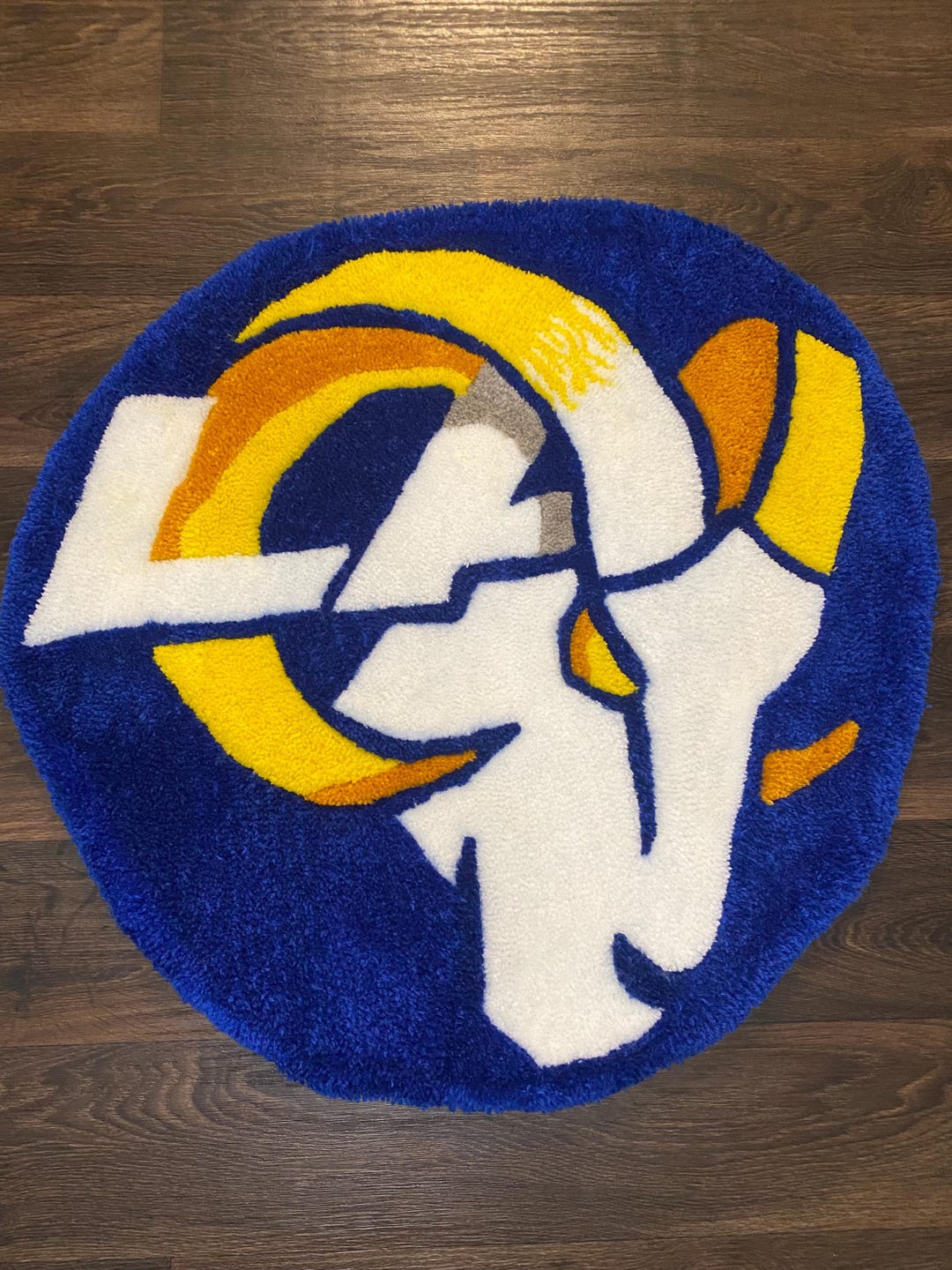 LA Rams Rug - Etsy