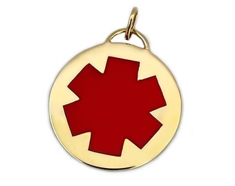 Large Medical Alert Necklace - Etsy