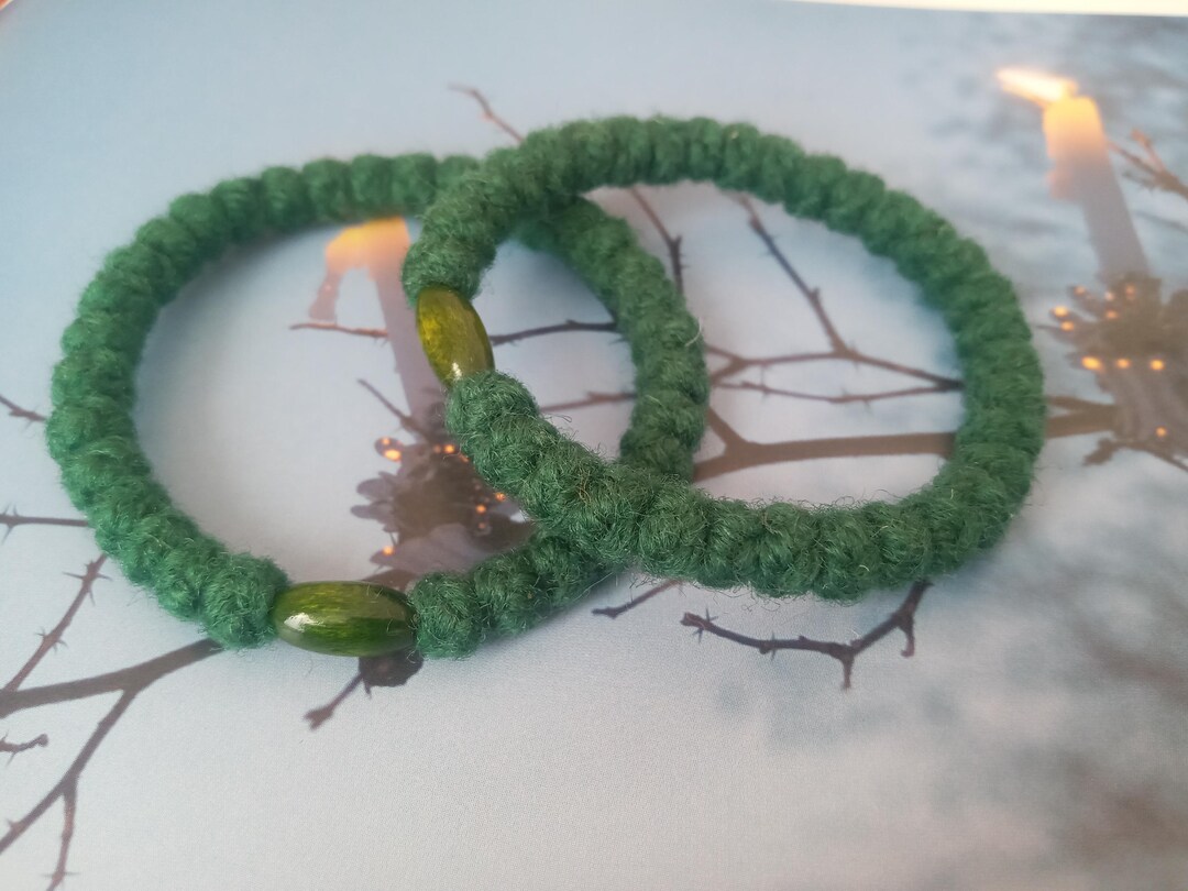 Jesus Prayer Rope 33 Knot Wool Orthodox Bracelet Christian Wrist Rosary ...