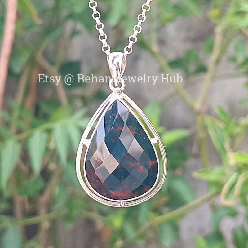 Bloodstone Jewelry - Etsy