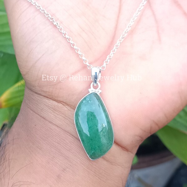 Aventurine Pendant - Etsy