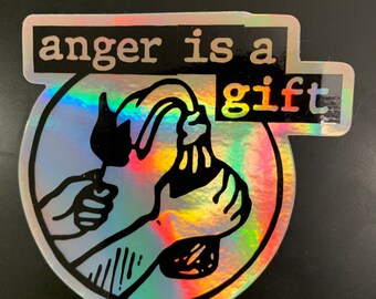 Rage Against the Machine Anger is a Gift Holographic Vinyl - Etsy