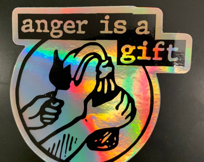 Rage Against the Machine Anger is a Gift Holographic Vinyl - Etsy