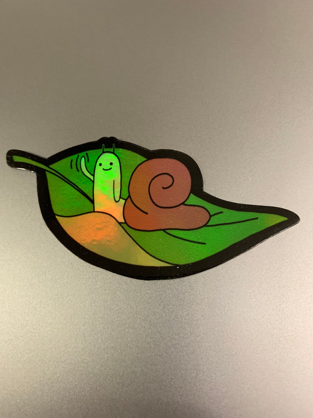 Adventure Time Snail - Holographic - Etsy
