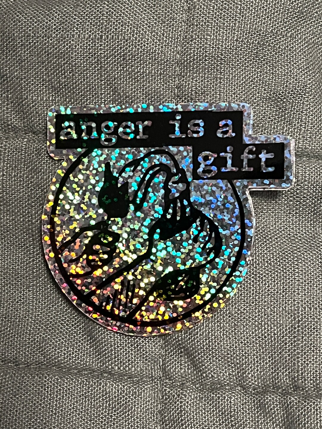 Rage Against the Machine - Anger is a Gift Glitter Vinyl Sticker - Etsy