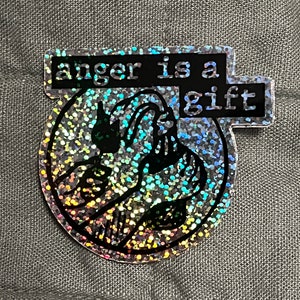 Rage Against the Machine - Anger is a Gift Glitter Vinyl Sticker - Etsy