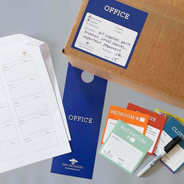 Moving Labels - Etsy