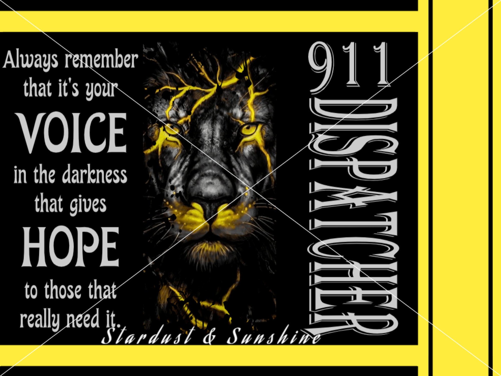 911 Dispatcher Voice of Hope Tumbler Wrap - Etsy