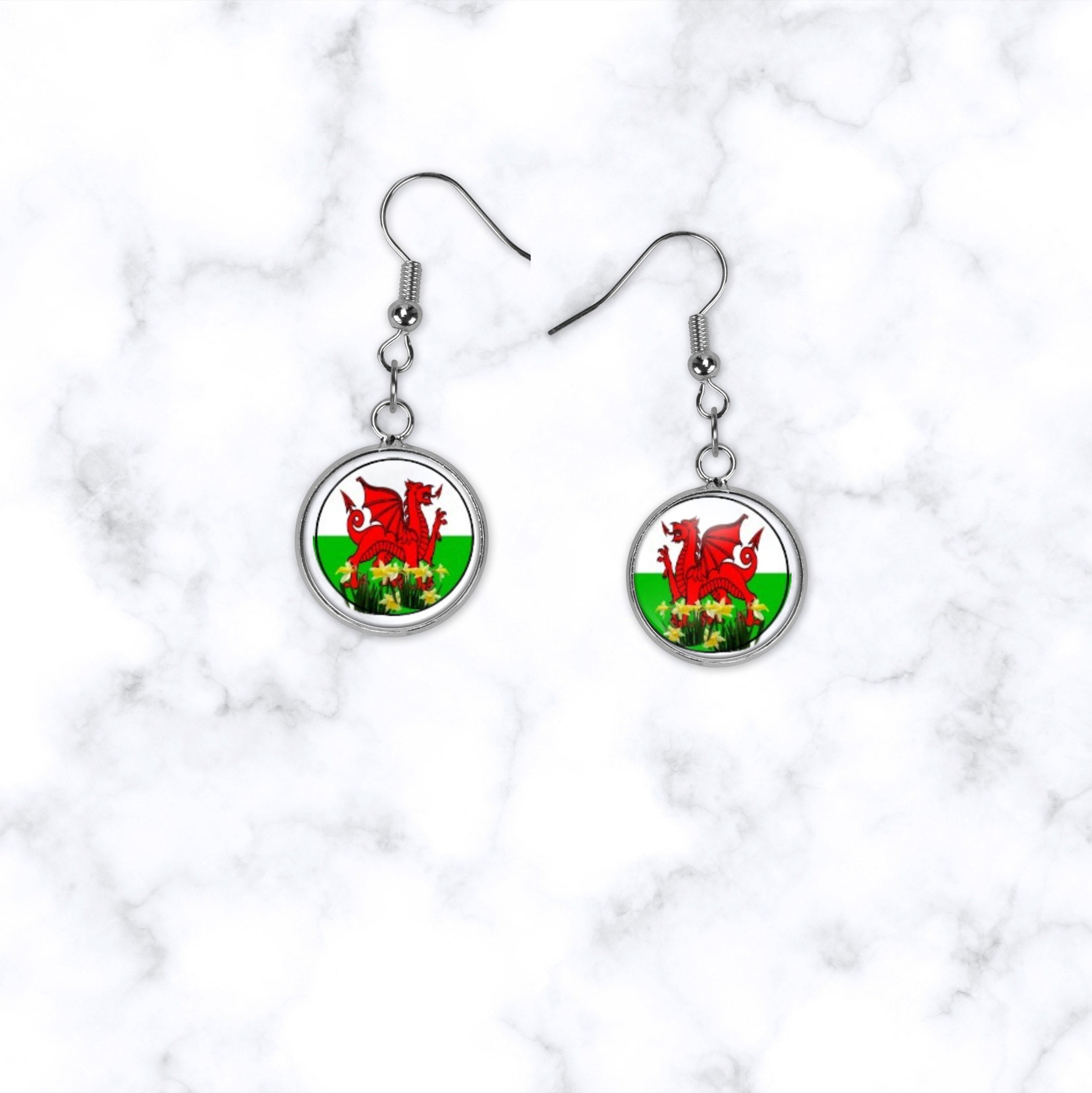 Welsh Flag Jewellery, Welsh Souvenir, Welsh Dragon Gifts, Welsh Gifts ...