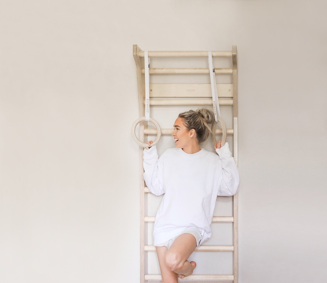 TAIMI Wall Bars Scandinavian Design Wooden Swedish Ladder - Etsy