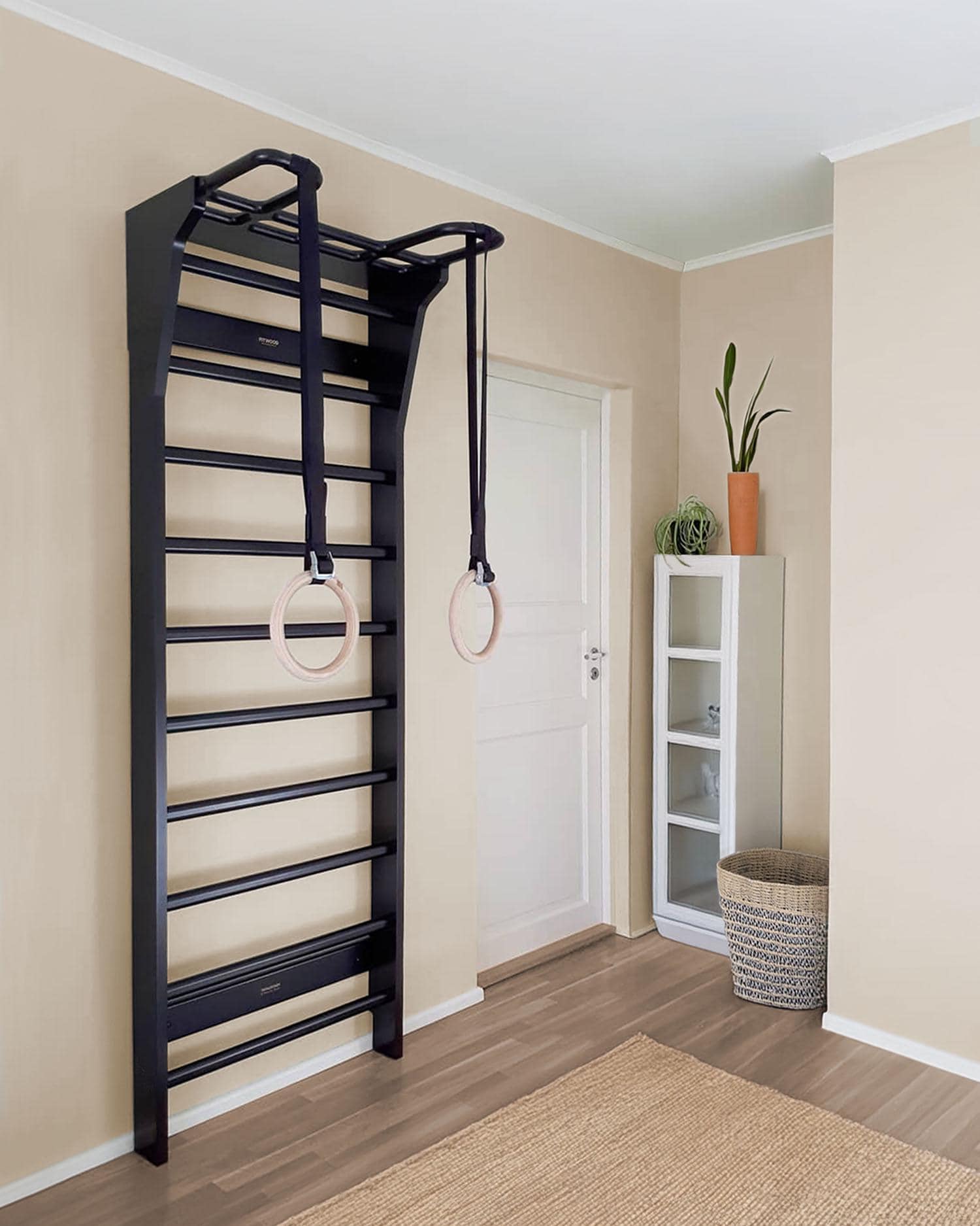 AARNI Wall Bars - Scandinavian Wooden Swedish Ladder - Home Gym Ladder ...