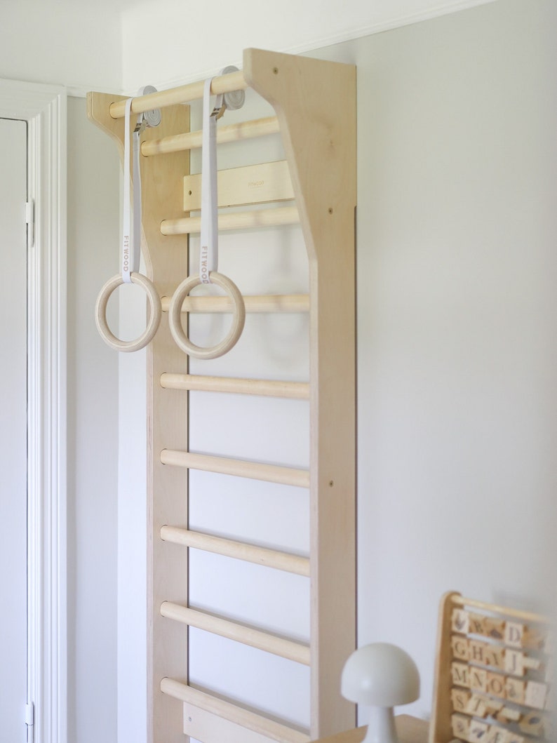 TAIMI Wall Bars Scandinavian Design Wooden Swedish Ladder - Etsy