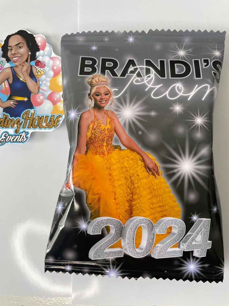 Graduation Prom Chip Bags Chocolate Bars Rice Krispies Water Bottle ...