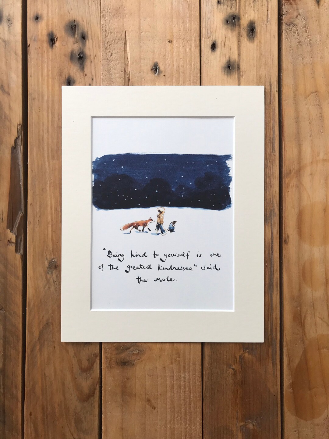 Mounted Print From the Boy the Mole the Fox & the Horse by Charlie ...