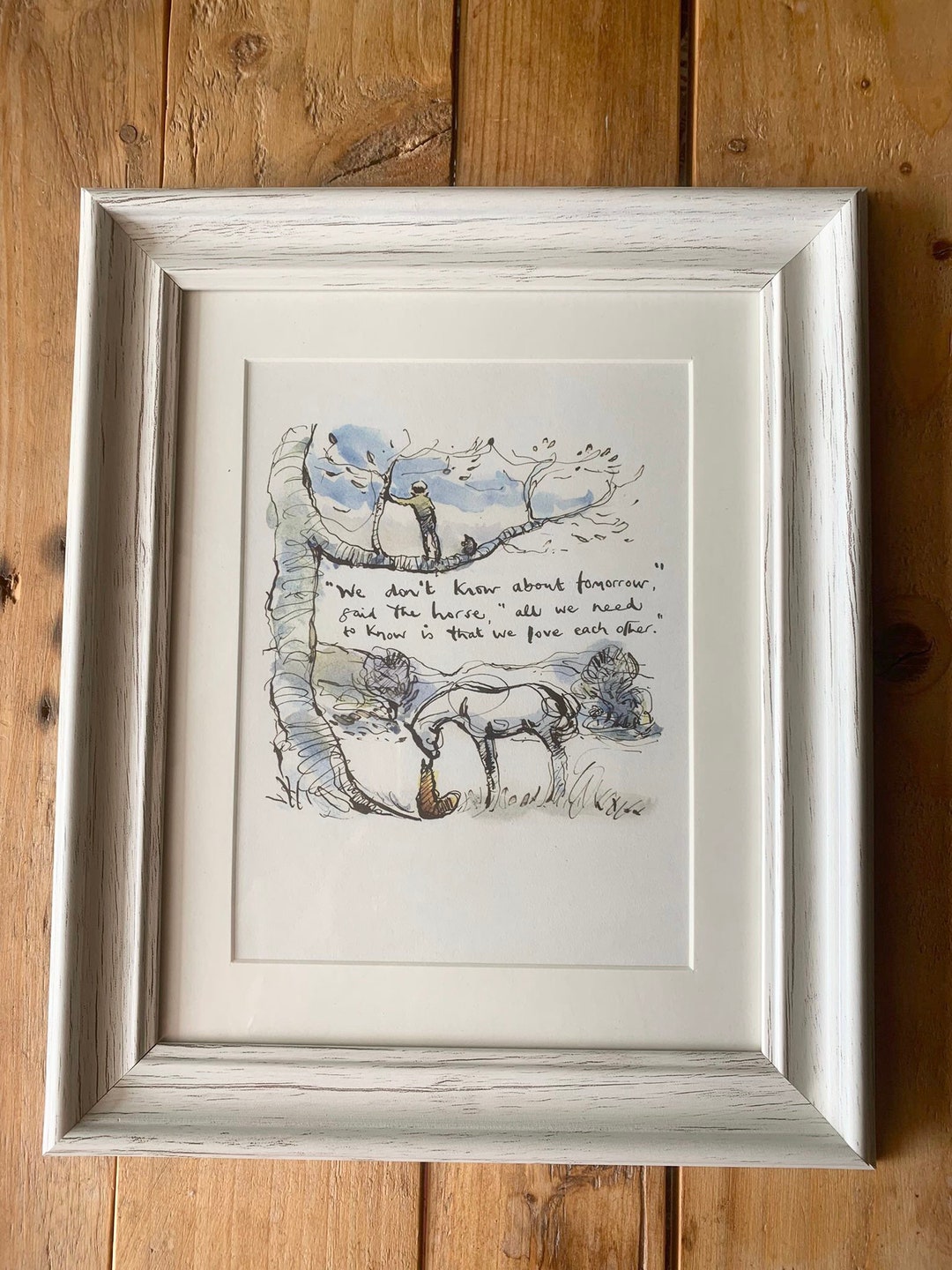 Framed Print From the Boy the Mole the Fox & the Horse by Charlie ...