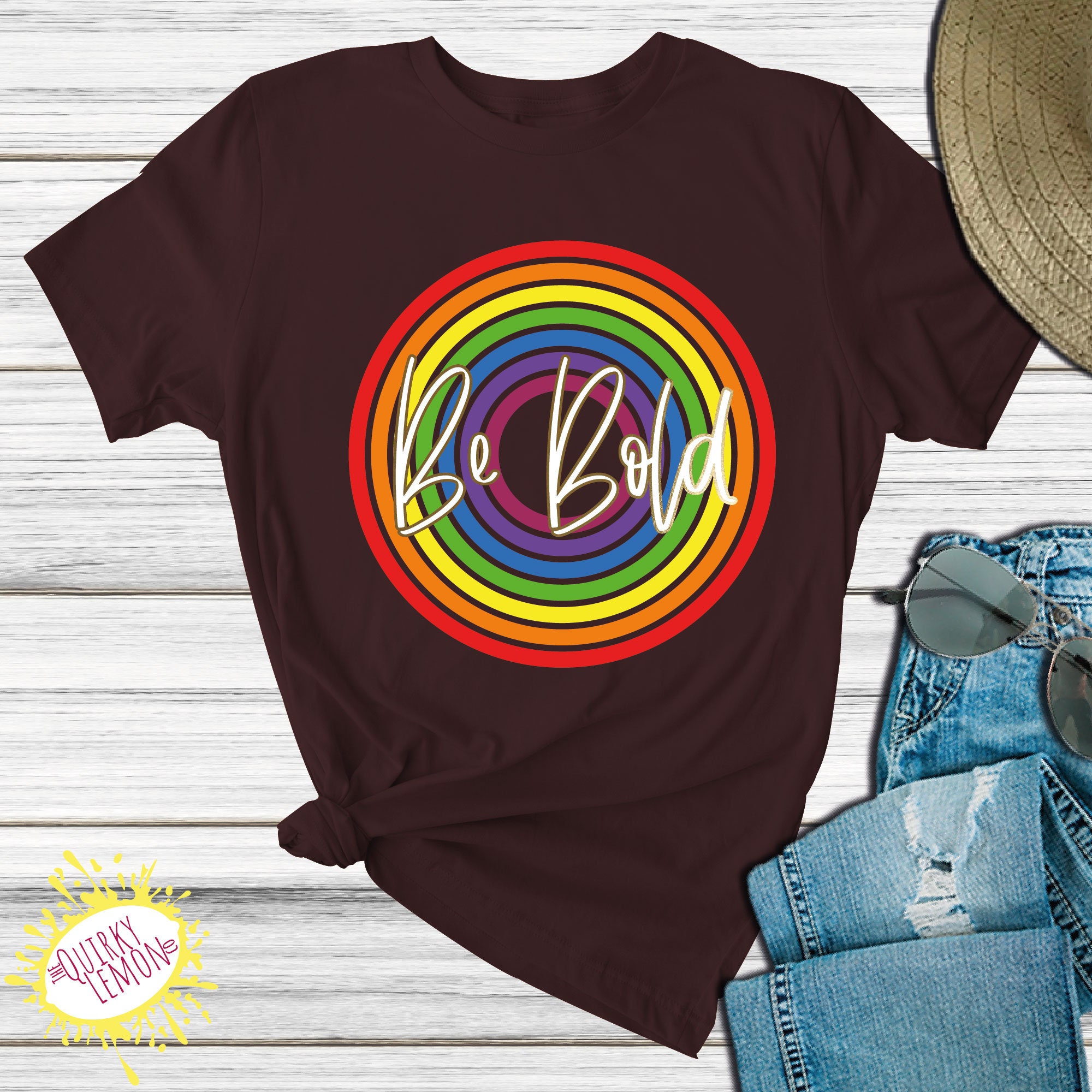 Be Bold SVG | Rainbow SVG | Pride Rainbow | LBGTQ | Bold Design ...
