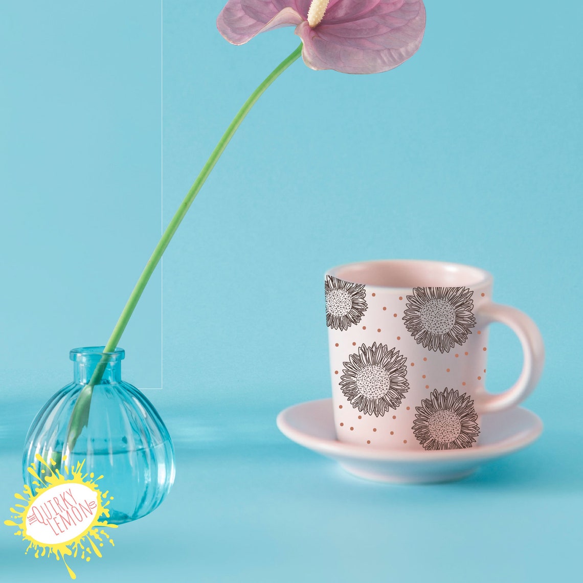 Sunflower SVG 4 Variations, Whole Sunflower, Segmented Sunflower and ...