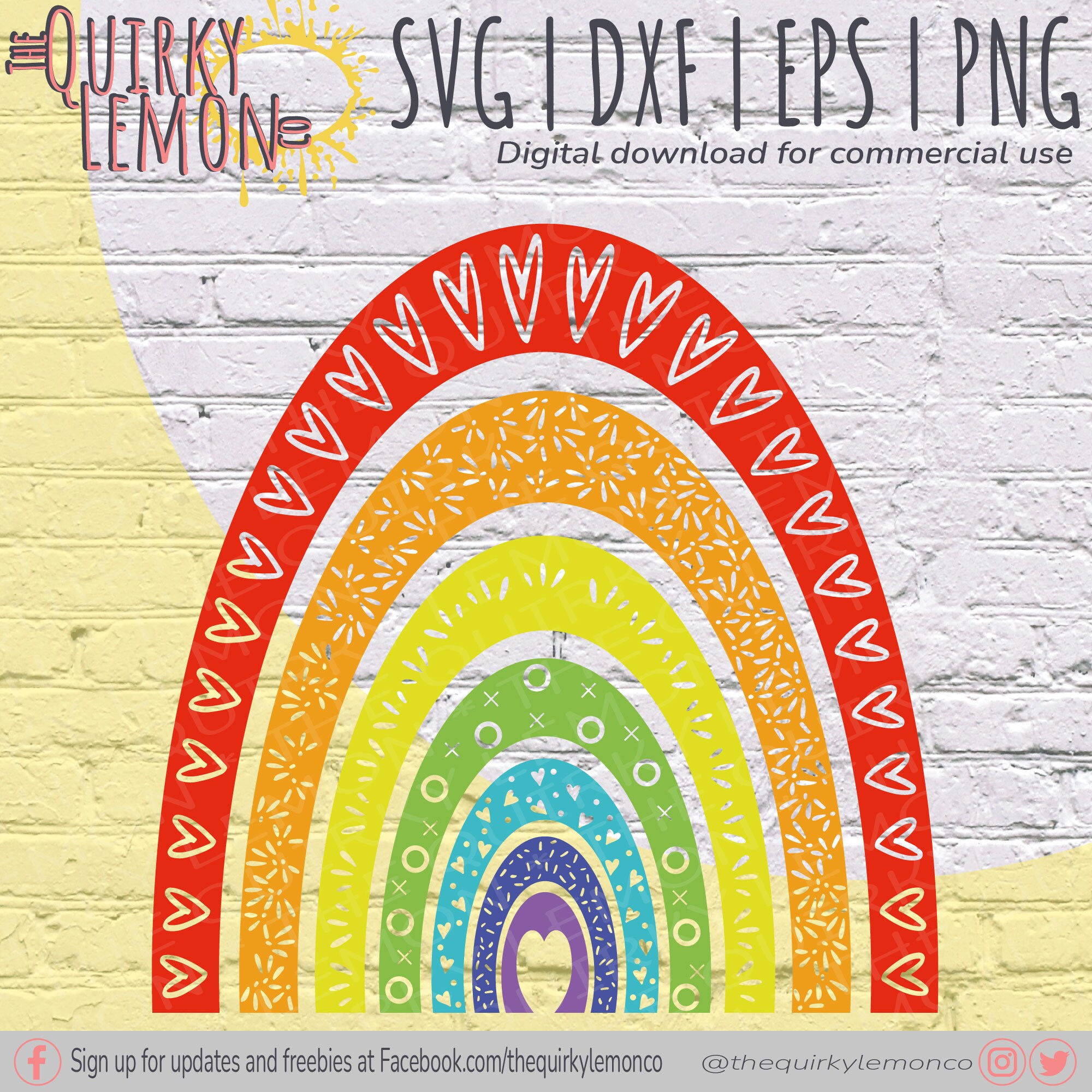 Rainbow SVG Bundle | Rainbows | Rainbow Images | SVG | Rainbow Clipart ...