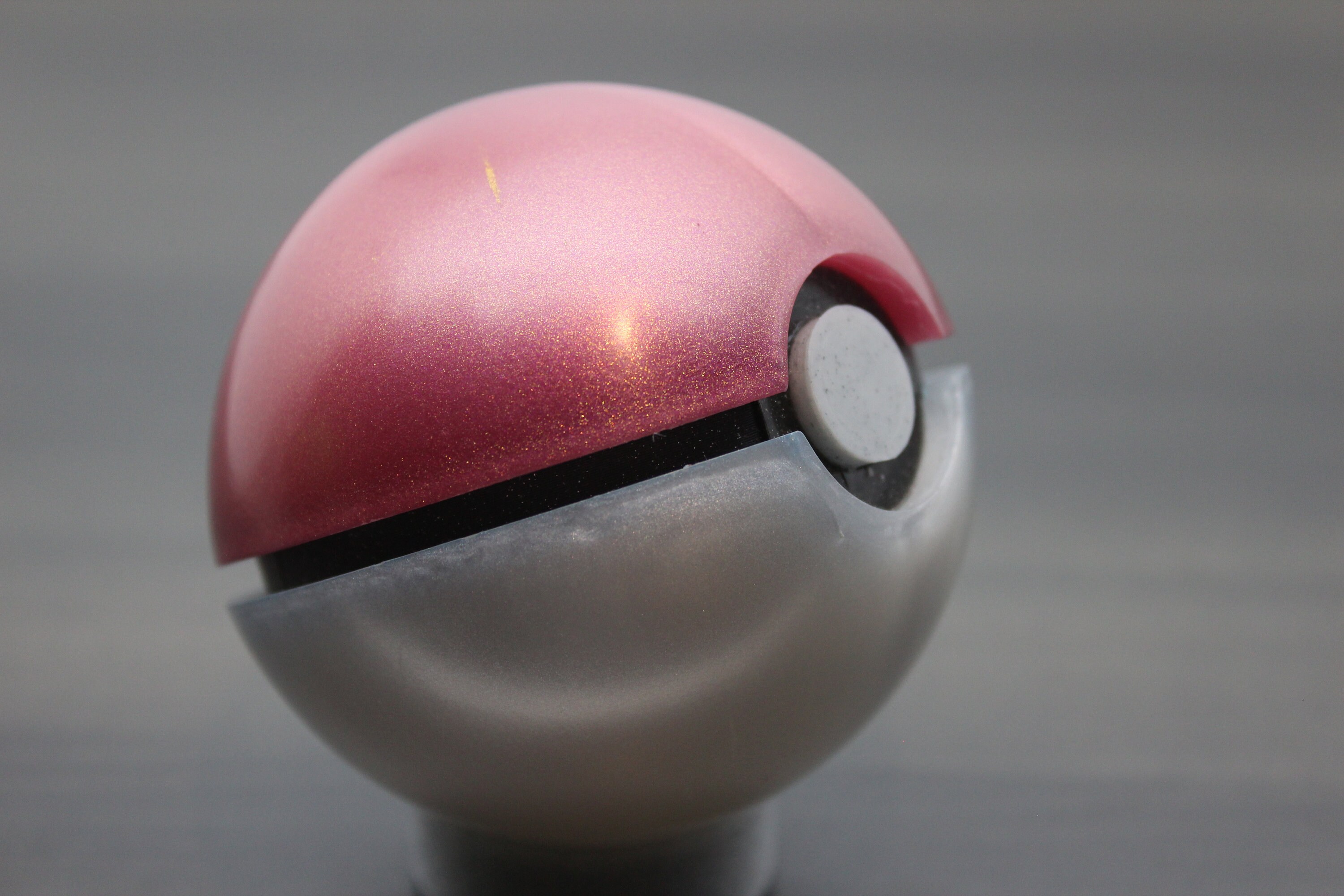 Handcrafted Resin Pokeball Pink - Etsy