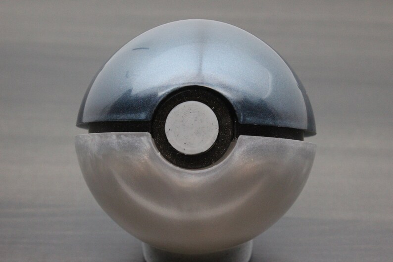 Handcrafted Resin Pokeball Deep Blue - Etsy