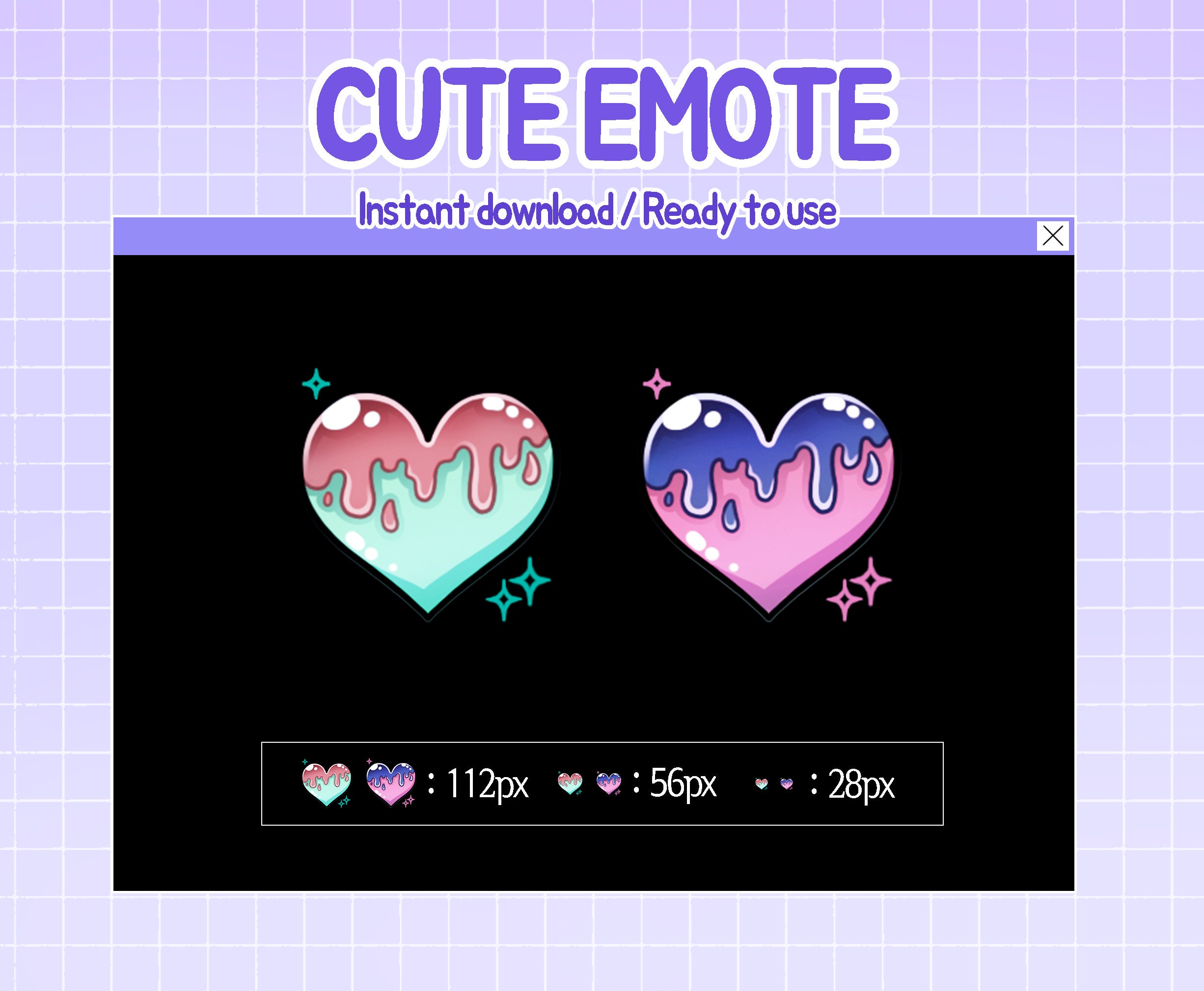 Twitch Melting Love Emote Channel Point (digital Download) - Etsy