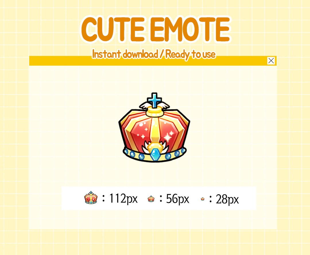 Twitch Discord Victory Crown Emotes (digital Download) - Etsy