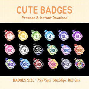 Twitch Badges Drink Can Bit Sub Badges. - Etsy