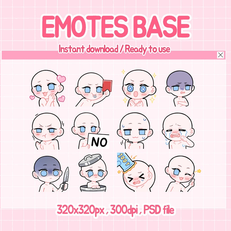 Chibi Body Base - Etsy