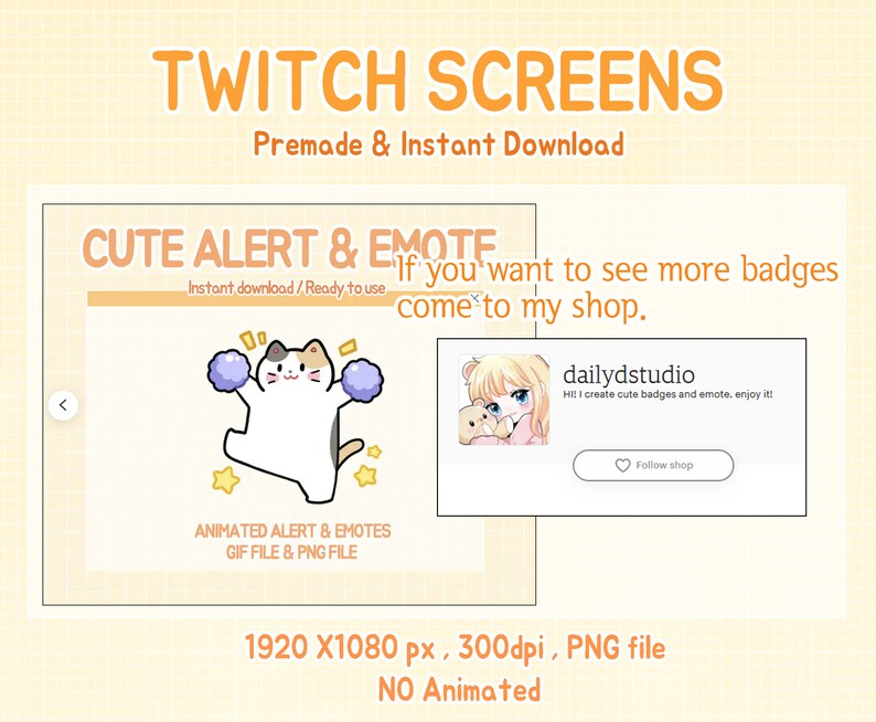 Twitch Screen Cozy Stream Screens, Cute Cat Starting Soon Screen. - Etsy