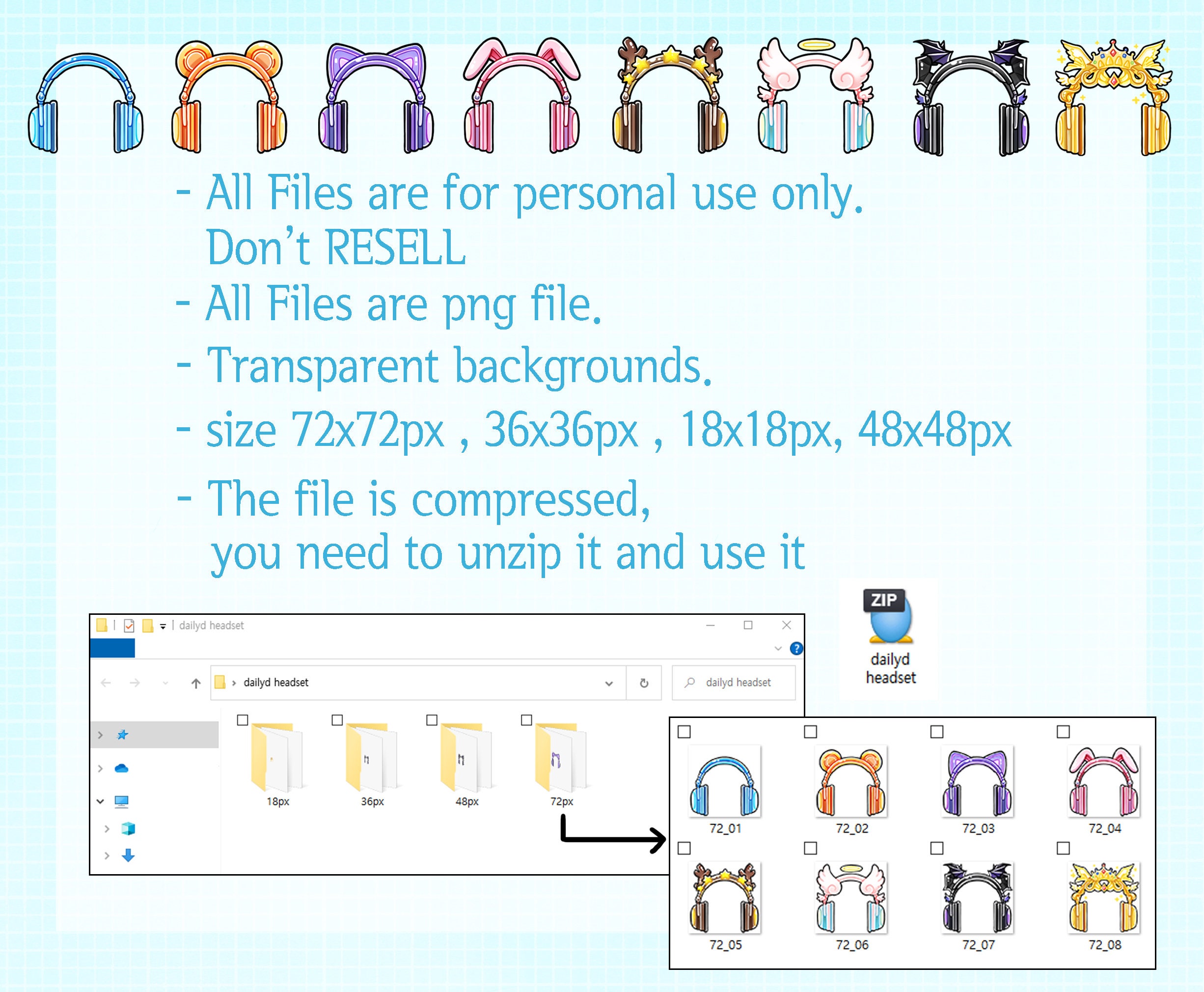 Twitch Badges, Game Headset Sub Badge, Kawaii Bit Badge. - Etsy