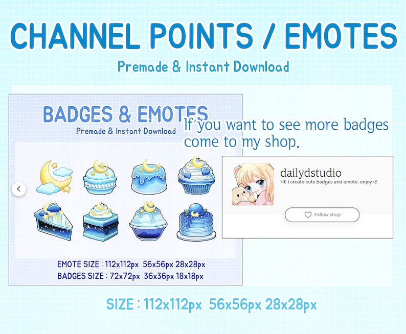 Twitch Channel Points Japan Cake Pack, Discord Emotes. - Etsy