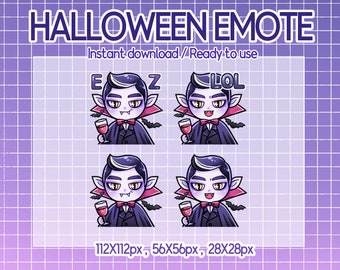 36 Twitch Halloween Red Devil Emotes Pack / Stream Evil Halloween Emote ...