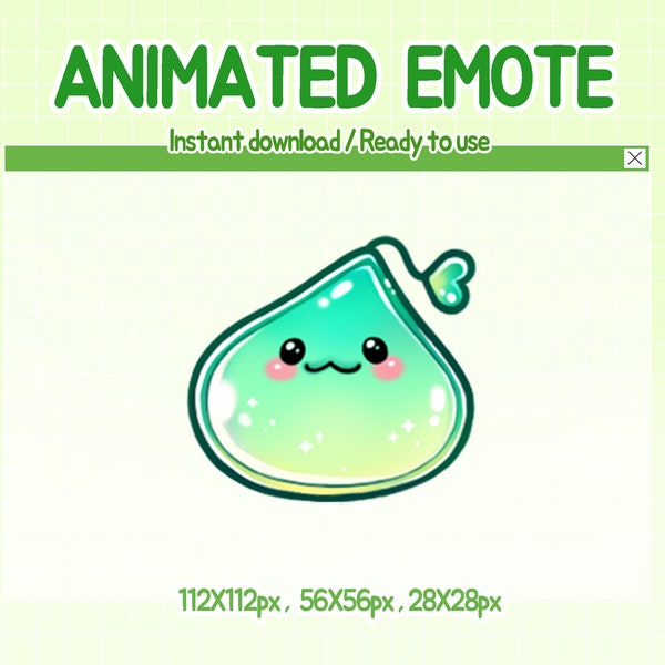 Slime Twitch Emotes - Etsy