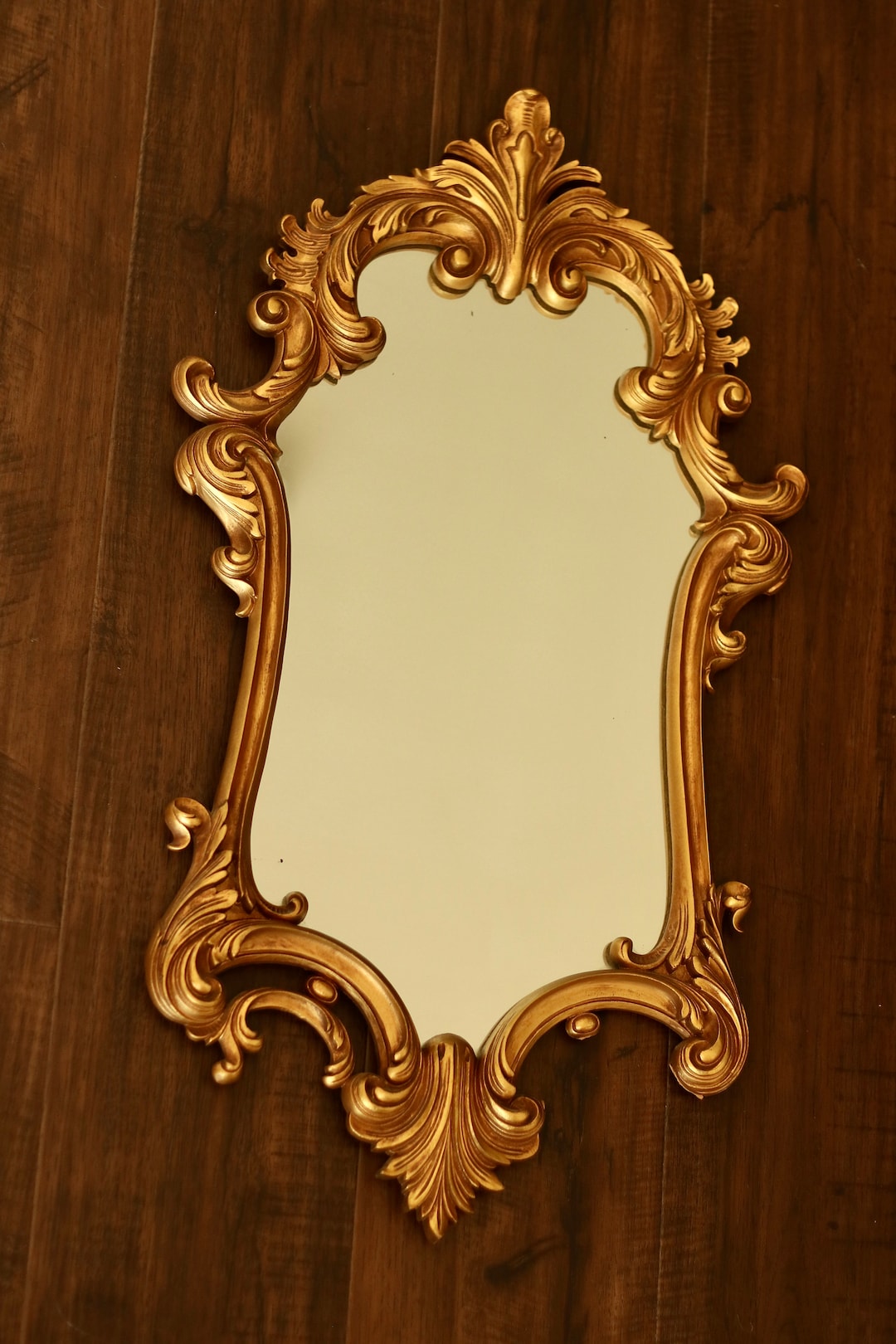 Hollywood Regency Vintage Durwood Gold Mirror Manufactured by Jon ...