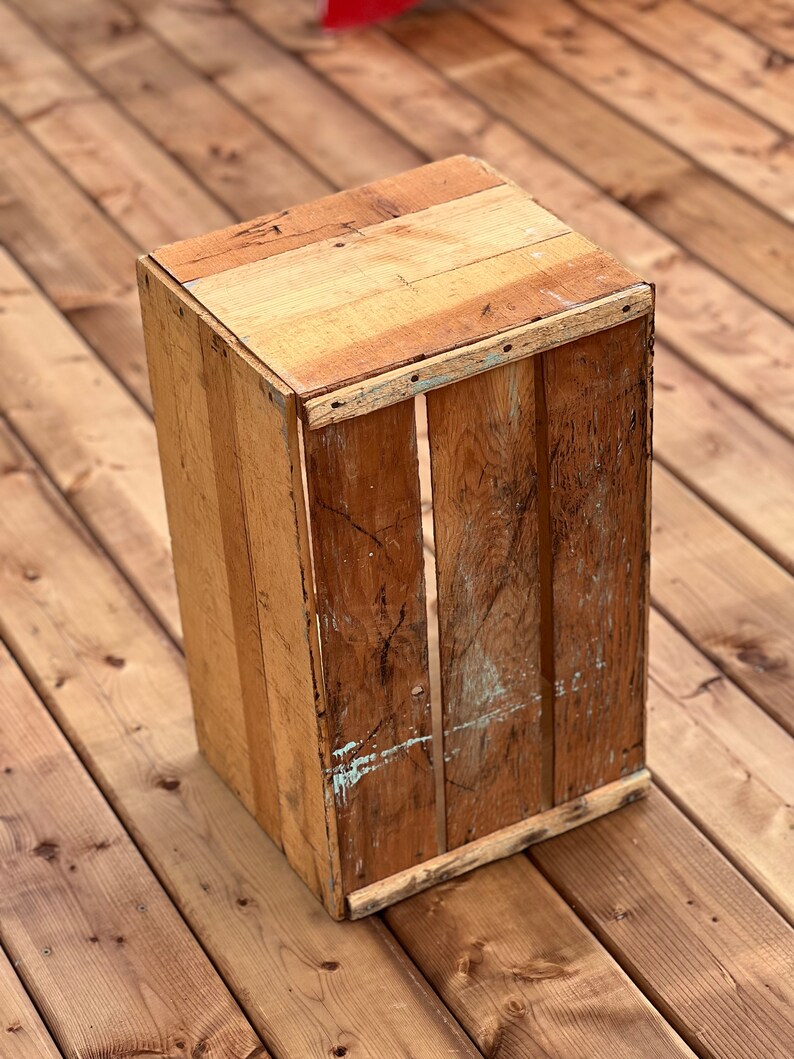 Vintage Apple Crate - Etsy